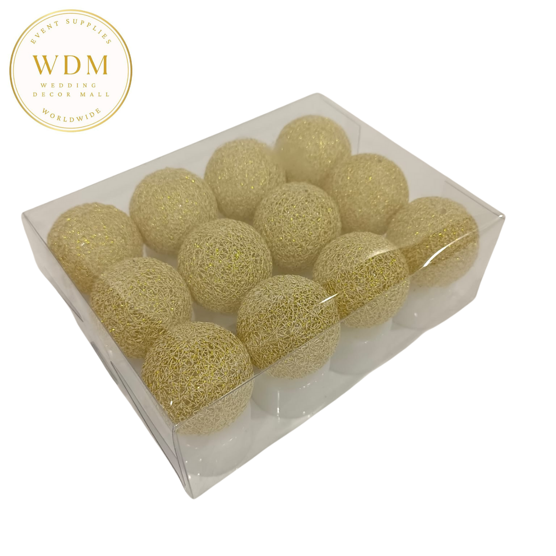 Round LED candles-Pack of 12 – Wedding Decor Mall